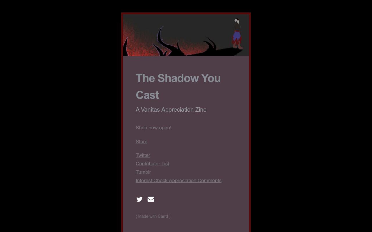 Vanitas Appreciation Zine